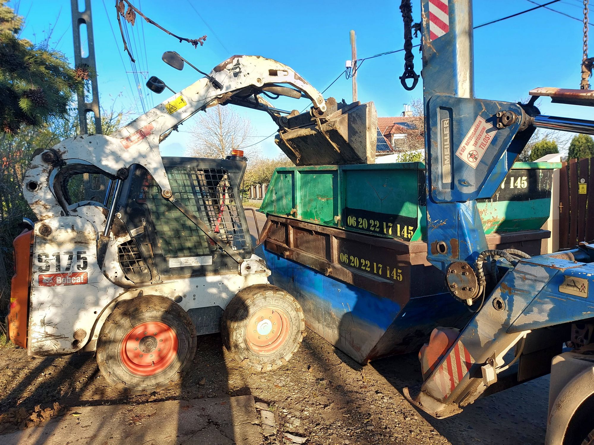 Gépi földmunka Bobcat - Rendelj Konténert